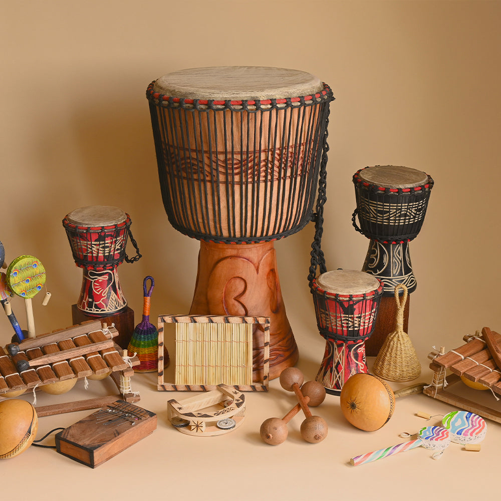 African Musical Instruments & Drums from Swahili African Modern